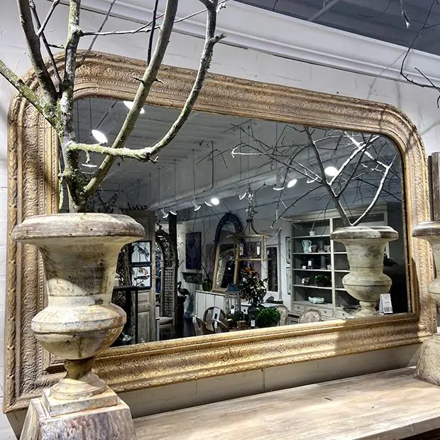old wall mirror