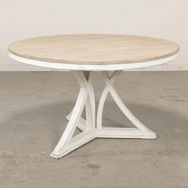 Sarreid Flying Buttress White Dining Table