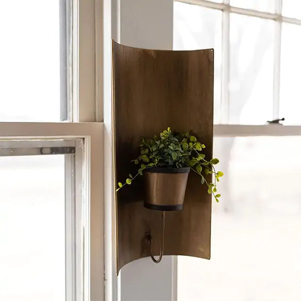 metal wall planters