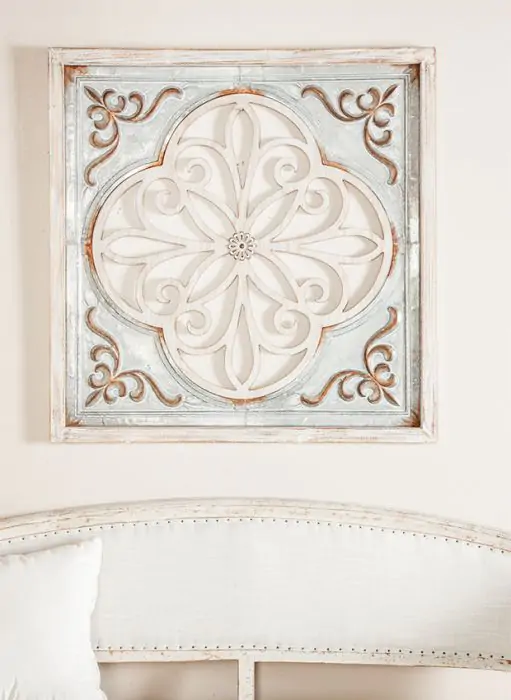 square wall medallion