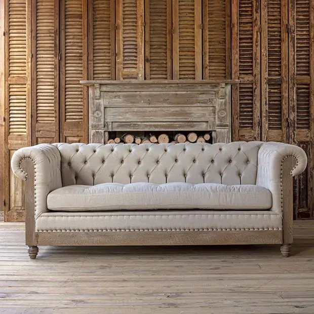 wooden arm sofas