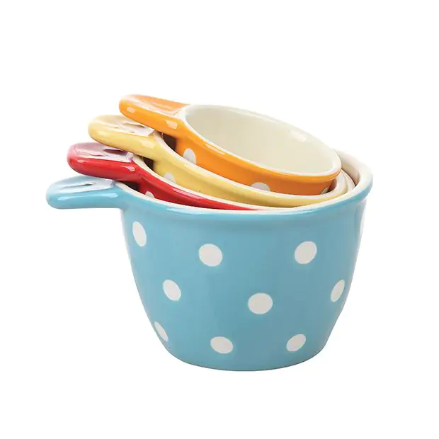 cute measuring cups ceramic