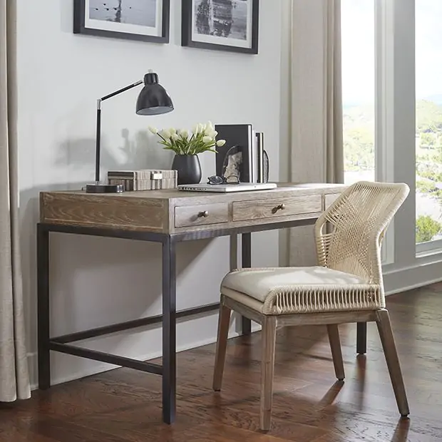 rustic home office table