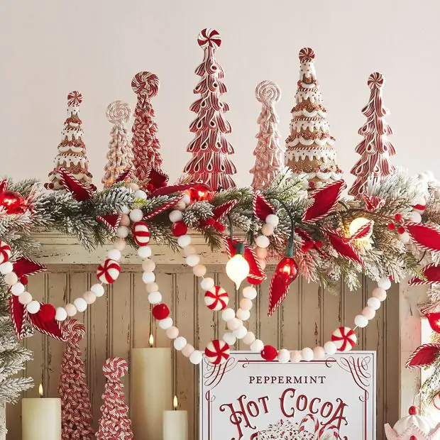 peppermint candy cane tree