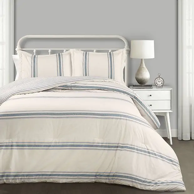 Farmhouse Stripe Comforter Set Antique Farmhouse