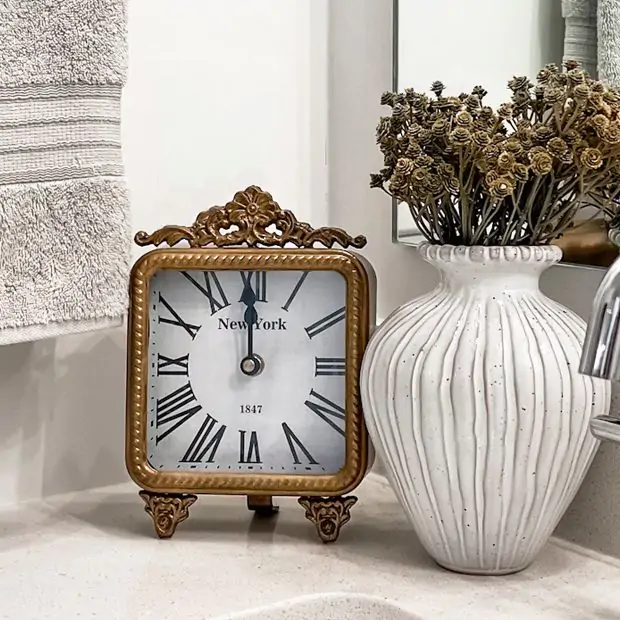 antique looking table clocks