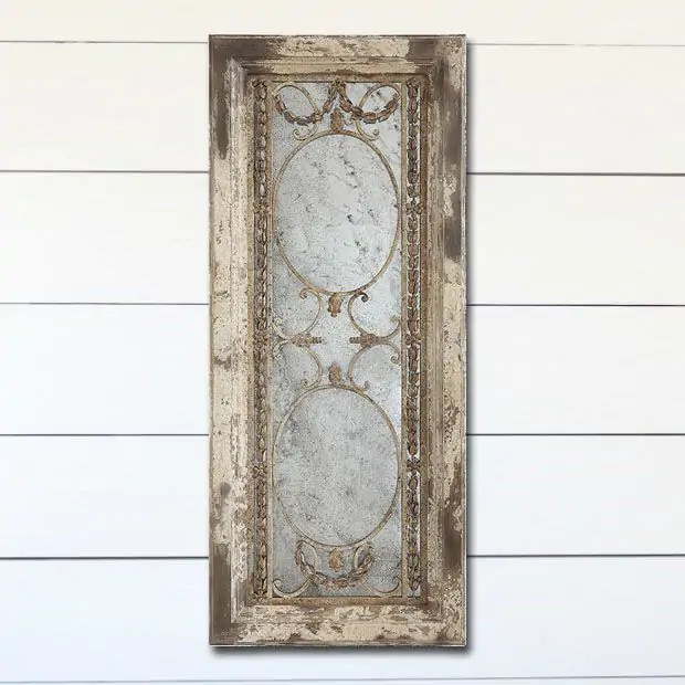 Antique Distressed Mirror