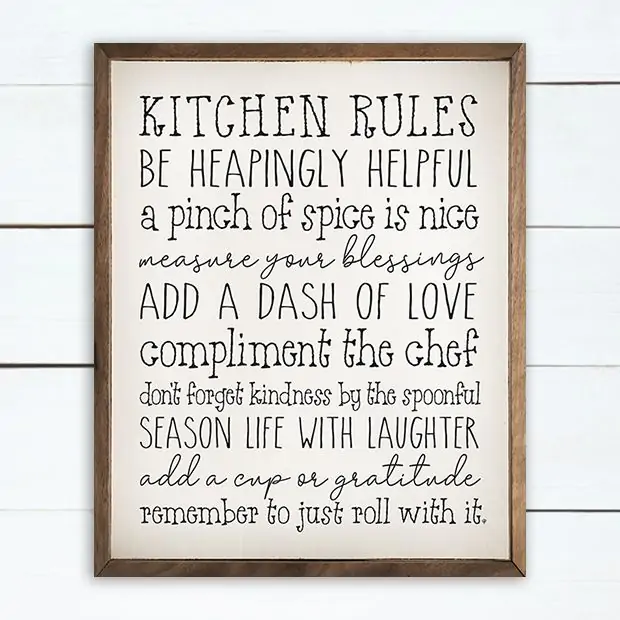 farmhouse rules
