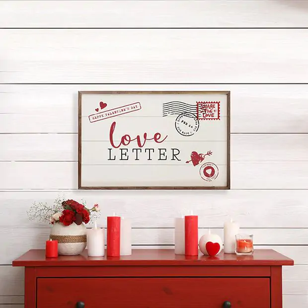 letter wall print