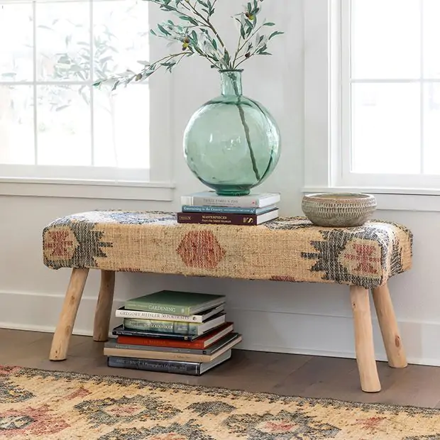 Southwestern entryway bench store