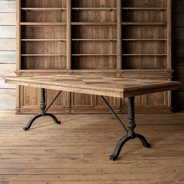 parquet table dining