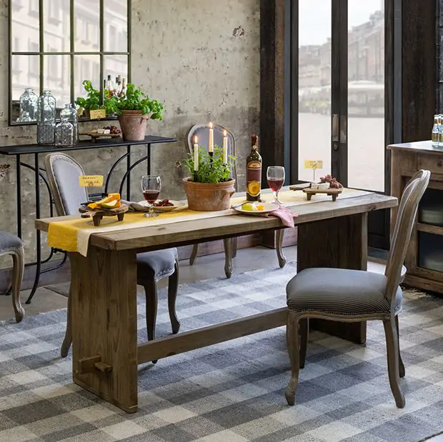 Primitive farmhouse table store