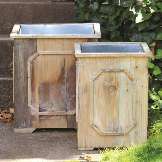 Diy Reclaimed Wood Planter Boxes