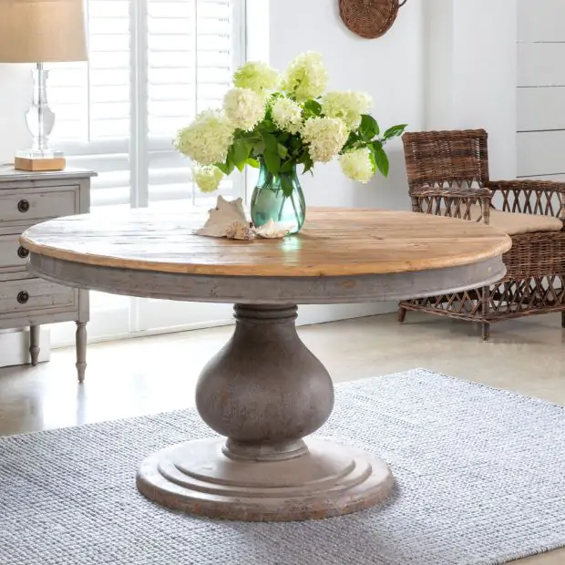 Round pedestal foyer table store