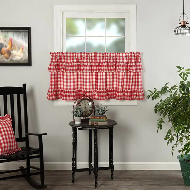 Farmhouse buffalo check curtains store