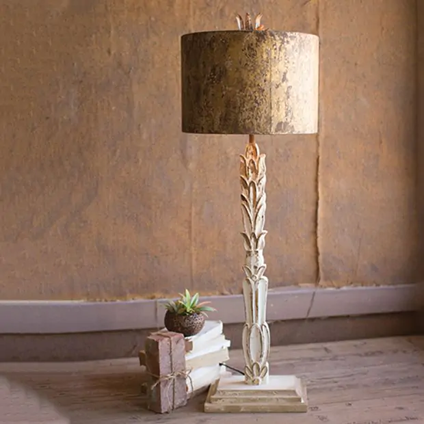 rustic lamp base