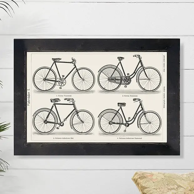 bicycle wall decor