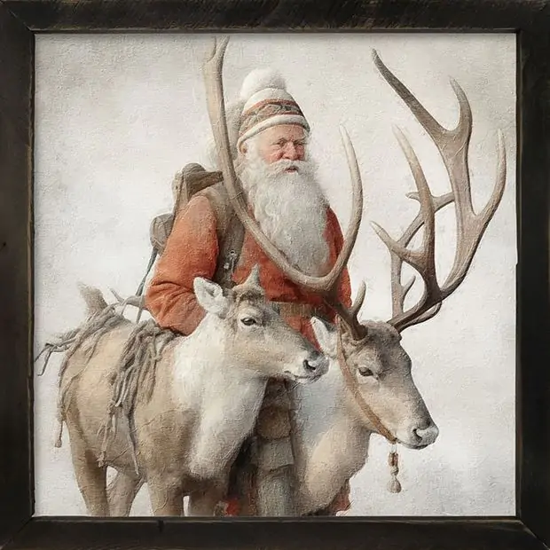Old World Santa Claus Old World Old St. Nick Standing Santa 17.5”