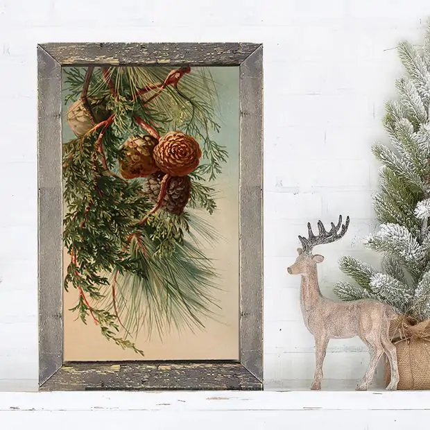antique pine picture frames