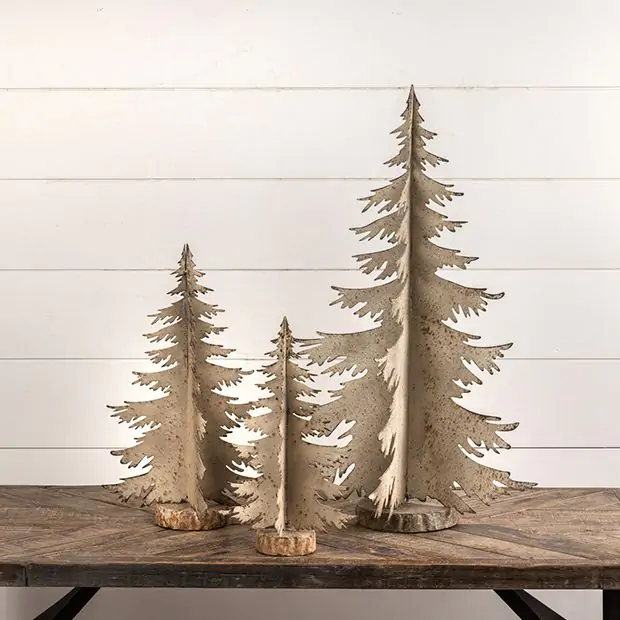 rustic metal tree