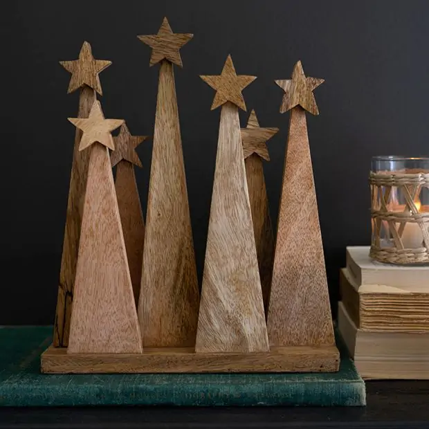 rustic xmas trees