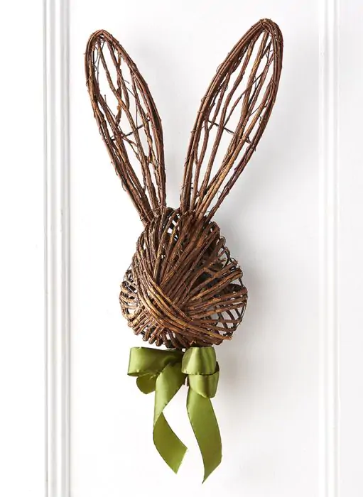 rabbit head decor