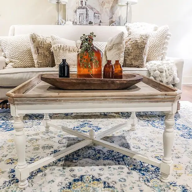 rustic coffee table decor