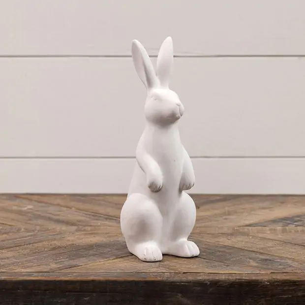 white rabbit figure