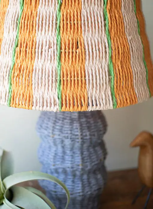 recycled table lamp