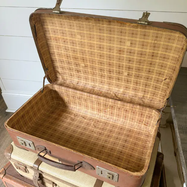old fashioned suitcase